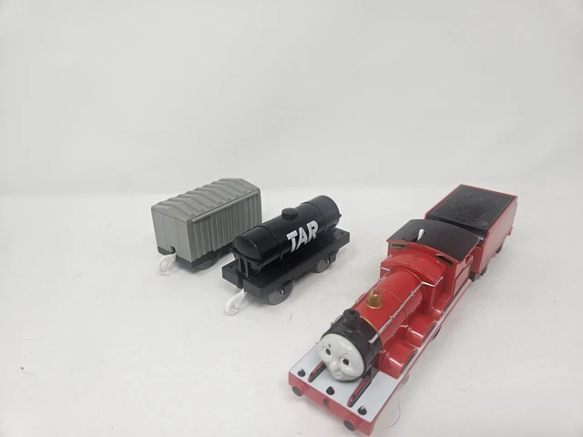 THOMAS & FRIENDS Trackmaster Plarail Classic James Tar Tanker Truck ...
