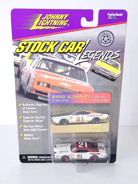 JOHNNY LIGHTNING - Stock Car Legends - Donnie Allison #21 - 1:64 ...