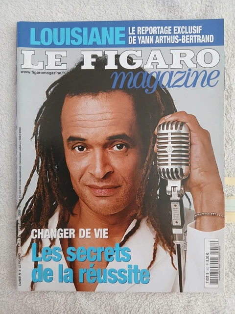 FIGARO MAGAZINE 17/9/2005 Yannick Noah Grand-Palais Louisiane Carlo ...
