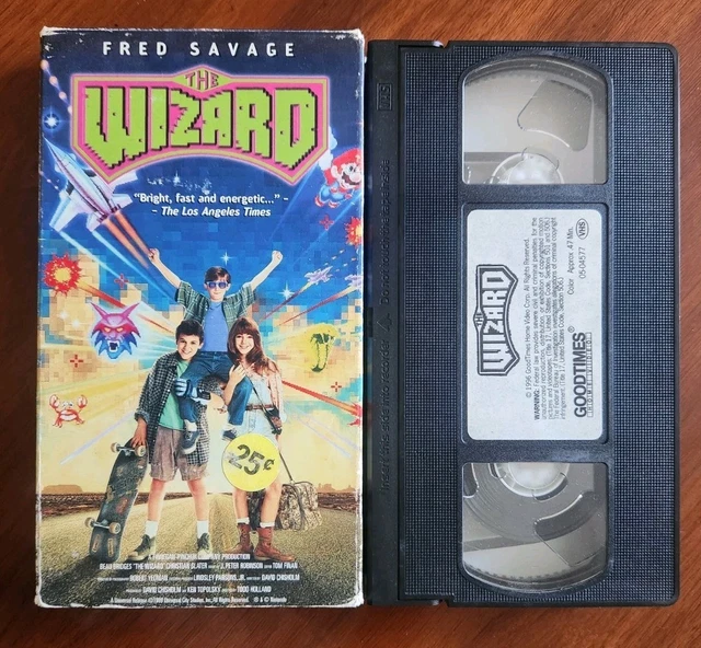 THE WIZARD VHS Tape Nintendo Movie Fred Savage 1989 Jenny Lewis Rilo ...