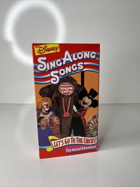 DISNEY SING ALONG Songs - Mickey's Fun Songs: Lets Go to the Circus VHS ...
