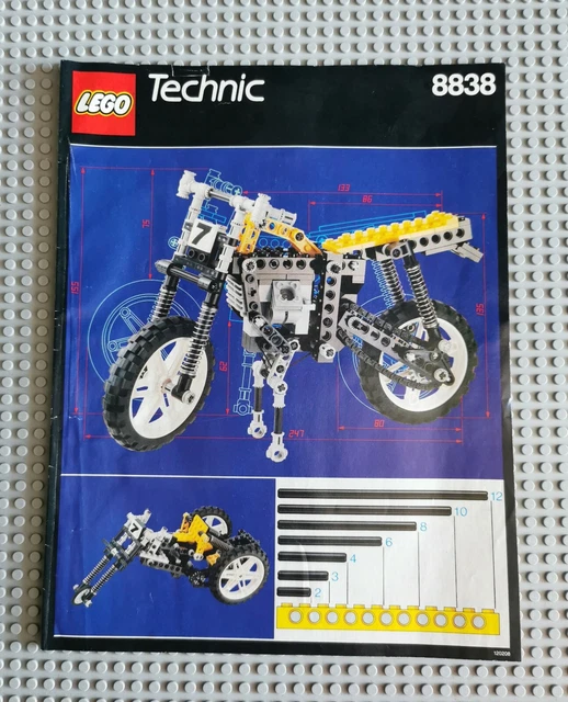 LEGO TECHNIC TECHNIK Nur Bauanleitung Heft Zettel Set 8838 £2.48 ...
