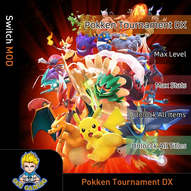 POKKEN TOURNAMENT DX (Switch Mod)- Max Level/Stats/Items/Titles £19.12 ...