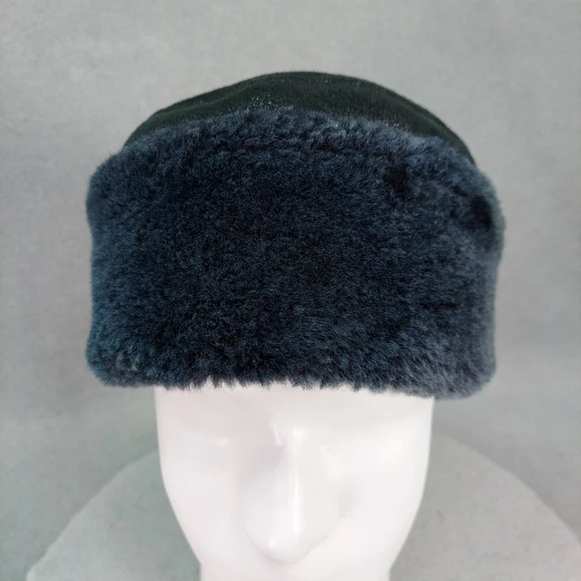 ASTON LEATHER LUXE Russian Hat Shearling Lined Cossack Ushanka Flat Men ...