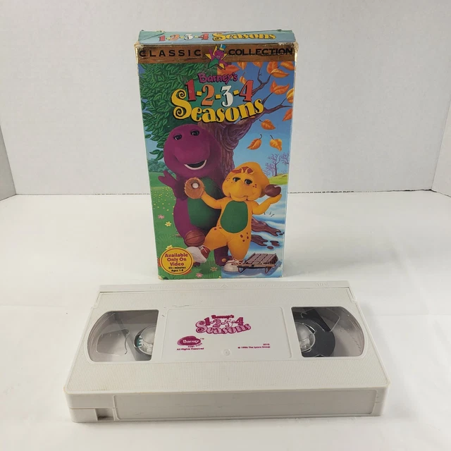 BARNEY - BARNEYS 1-2-3-4 stagioni (VHS, 1996) estate autunno primavera ...
