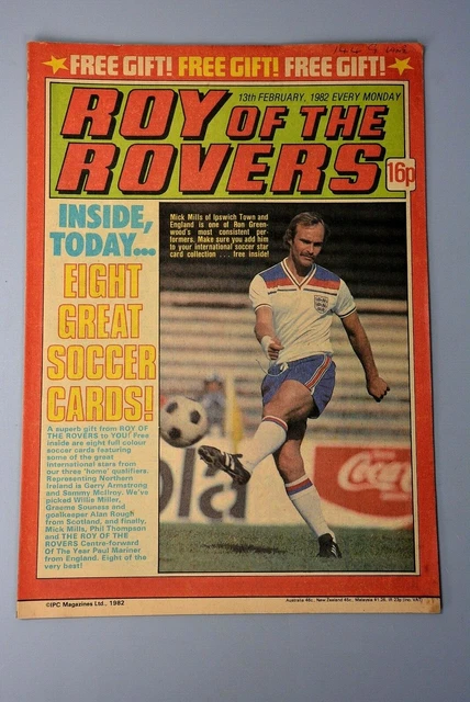 R&L VINTAGE MAGAZINE Comic: Roy of the Rovers 13th February 1982 EUR 5 ...