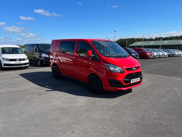 FORD TRANSIT CUSTOM Sport Swb 6 Seater Crew Van 2.2 Tdci 170 ***Vat ...