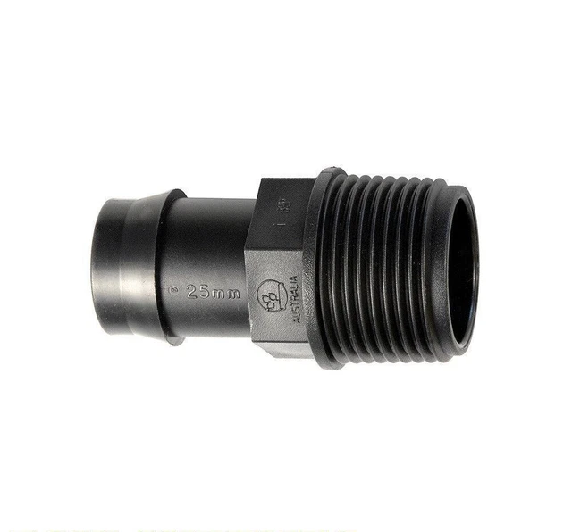 ANTELCO 25MM X 1'' BSP Hosetail Irrigation Male Adapter Threaded Hose ...