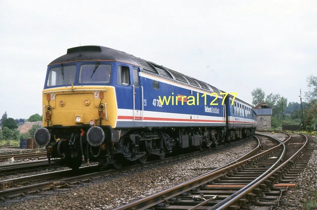 ORIGINAL RAILWAY SLIDE Class 47 47702 at Salisbury 01.06.91 £3.75 ...