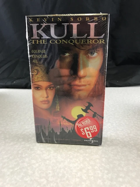 KULL THE CONQUEROR VHS B Movie RARE Action New And Sealed Kevin Sorbo ...