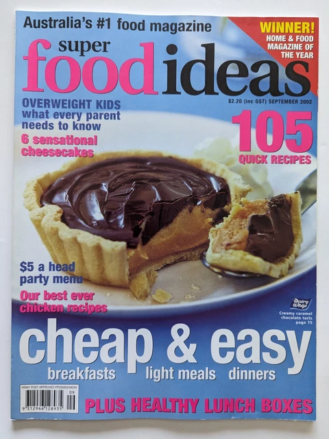 SUPER FOOD IDEAS Magazine Issue Sep 2002 GC Australia's No. 1 Food ...