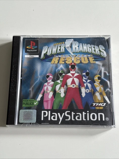 POWER RANGERS LIGHTSPEED Rescue Sony Playstation 1 PS1 - PAL European ...