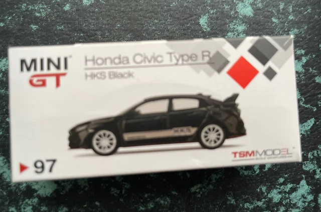 1:64 SCALE MINI GT HONDA CIVIC TYPE R (FK8) HKS BLACK #97 £24.50 - PicClick UK