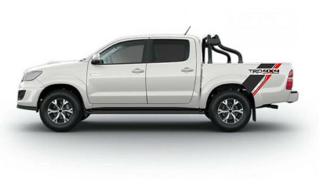 TOYOTA HILUX SIDE Bed Graphics Rear Decals Both Sides TRD Stickers £34. ...