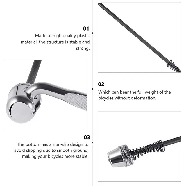 2 PCS BIKE Front Wheel Riser Block Bicycles Riding Platform Support $22 ...