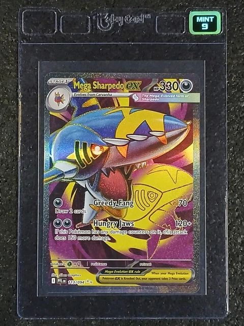 2025 POKÉMON PHANTASMAL Flames Mega Sharpedo EX UR 113/094 - Taby Card ...