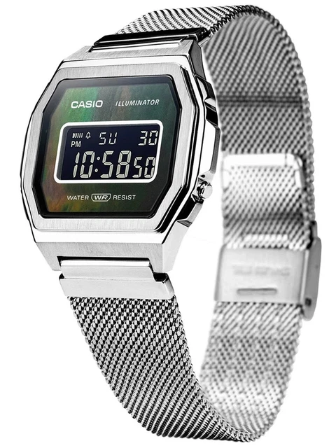 CASIO SILVER UNISEXS Digital Watch Casio Collection A1000M-1B / FAST ...