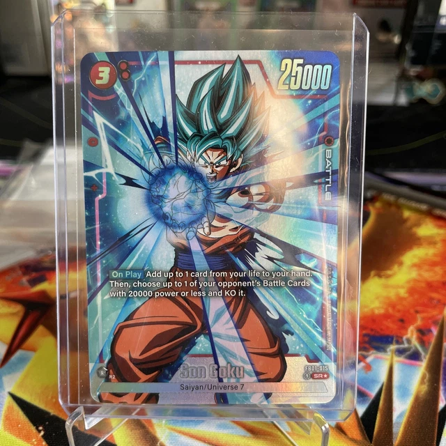 SON GOKU FB01-015 SR art alternatif parallèle Dragon Ball Super Fusion World TCG EUR 55,44 ...
