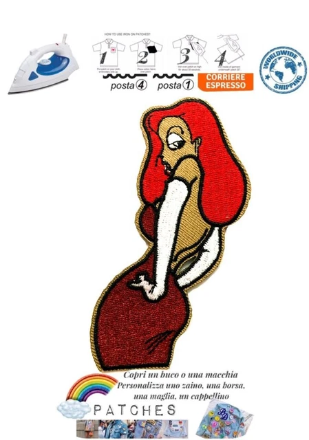PATCH JESSICA RABBIT toppa chi ha incastrato Who Framed Roger vintage ...
