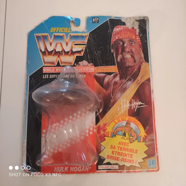 WWF HASBRO OFFICIAL WWE 1991 Hulk Hogan Blue Card WORLD WRESTLING ...