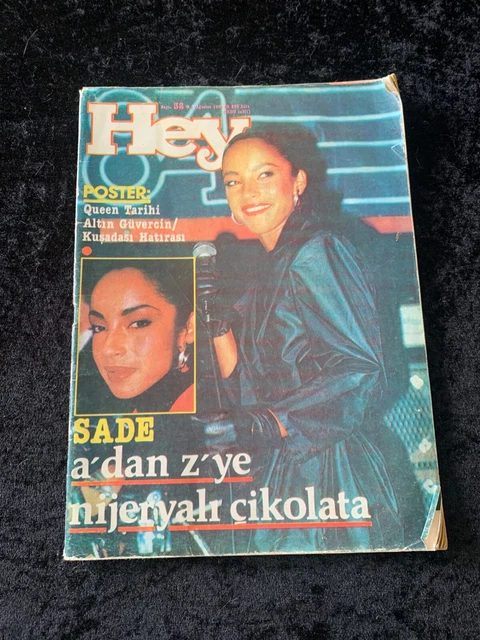 SADE ADU, MADONNA, QUEEN, SAMANTHA FOX Moyen-Orient MAGAZINE TURC RARE ...