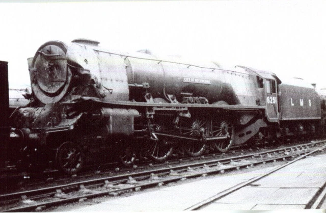 RAILWAY PHOTO LMS Coronation Class No 6247 CITY OF LIVERPOOL at Hest ...