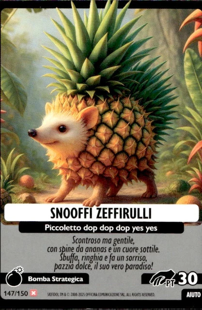 CARD SKIFIDOL ITALIAN Brainrot. Allucinazione Cosmica 2025 # 147 EUR 1 ...