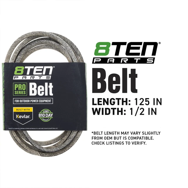 8TEN BELT WITH Kevlar for Snapper SPX2342 SPX2542 SPX160 1758984YP 125 ...
