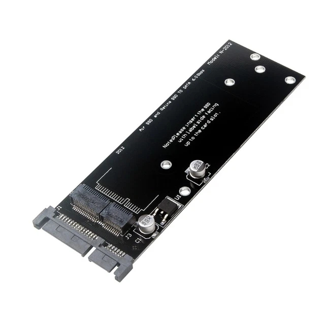 SSD TO ADAPTER Card Slot Adapter Card Slot Replacement for 2012 Laptop ...