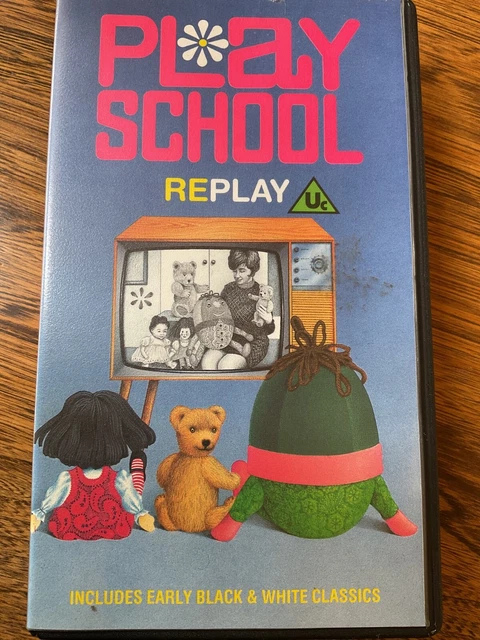 PLAY SCHOOL REPLAY BBC VHS Video Tape. Nostalgia from the early 1960s ...