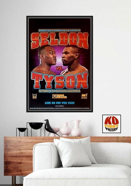 MIKE TYSON VS. BRUCE SELDON: Original MGM Grand Onsite Boxen ...