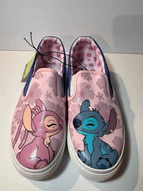 DISNEY LILO & Stitch Slip On Stitch and Angel Shoes 8 £10.59 - PicClick UK