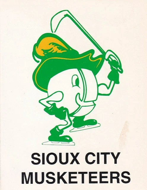 1970'S TO 1990'S USHL Sioux City Musketeers Hockey Schedule - U-Pick ...