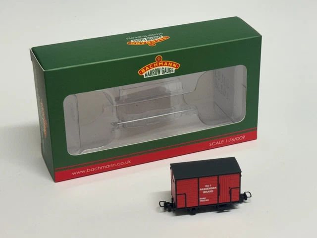 BACHMANN 393-2024K RNAD Enclosed End Brake Van Trecwn Red No. 4 £24.99 ...