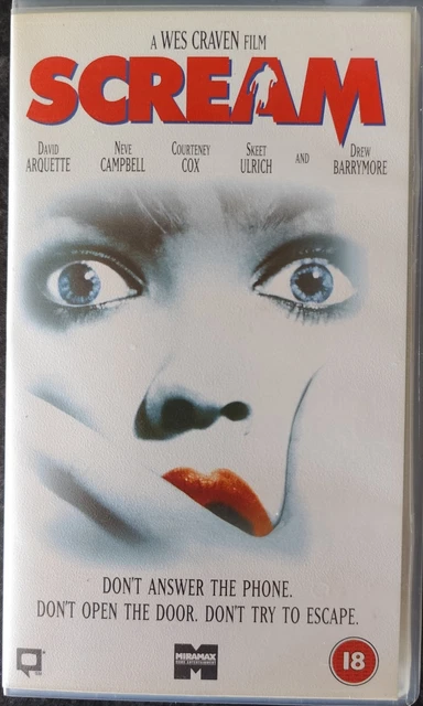 SCREAM VHS VIDEO Tape - Tested - 1997 £5.92 - PicClick UK
