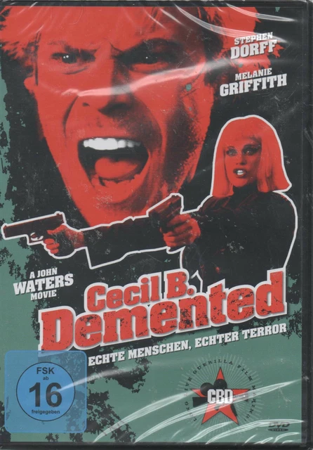 CECIL B. DEMENTED Echte Menschen Echter Terror DVD NEU Melanie Griffith ...
