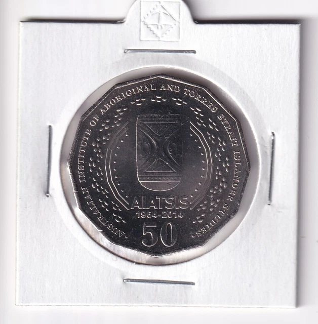 AUSTRALIAN: 2014 50 Cent Aiatsis Unc Coin I 2X2 Holder . ... EUR 4,24 ...