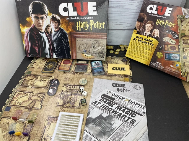 HASBRO GAMING CLUE: Wizarding World Harry Potter Edition Mystery Game ...