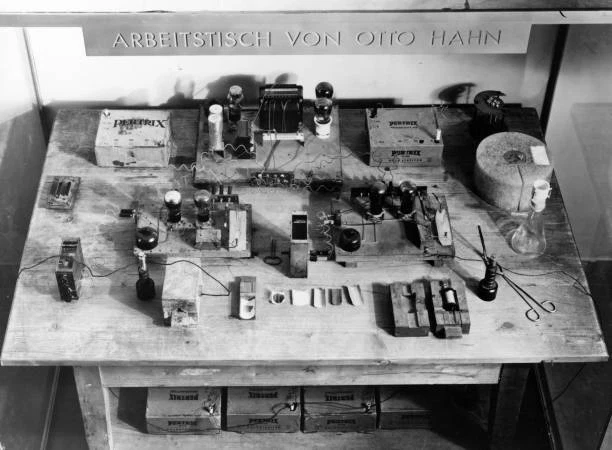 THE EQUIPMENT USED by Otto Hahn and Fritz Strassmann in Decembe- 1937 ...