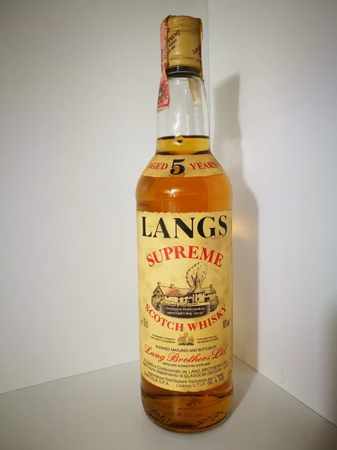 SCOTCH WHISKY LANGS Supreme Aged 5 years 70 cl 40% Imp. Dab Italia spa ...