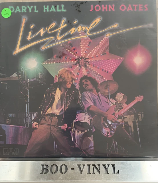 DARYL HALL & John Oates Live Time Excellent Vinyl Record PL 12802 Ex ...