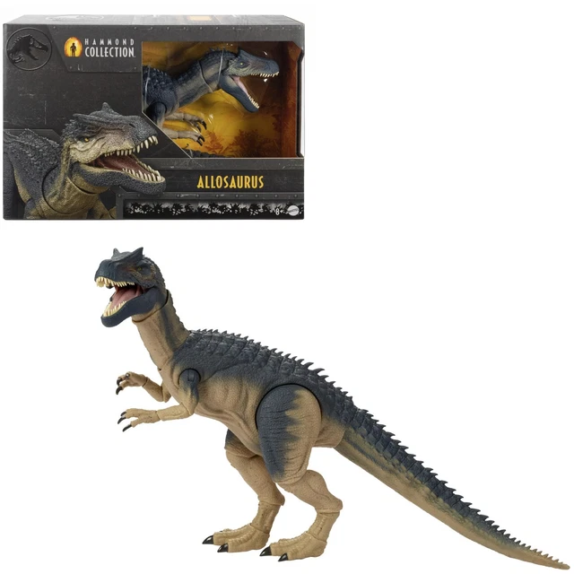MATTEL JURASSIC WORLD Hammond Collection Allosaurus Dinosaurier ...