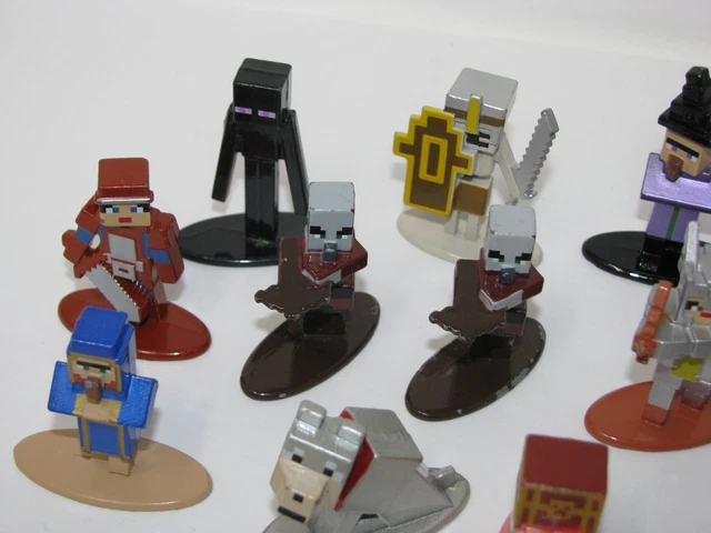 JADA MINECRAFT NANO Metalfigs Lot 17 Mini-Figures Die Cast Metal $17.57 ...