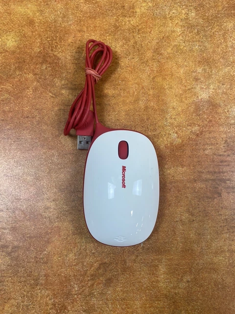 MICROSOFT USB EXPRESS Wired Mouse - Red/White 1480 USED $7.14 - PicClick
