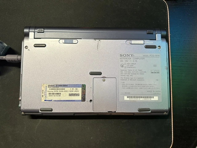 [COLLECTABLE] SONY VAIO PICTUREBOOK PCG-C1 UMPC TM5800/256MB/128GB SSD MOD $498.00 - PicClick AU
