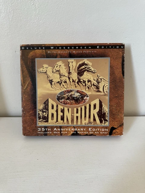BEN-HUR 35TH ANNIVERSARY Edition VHS Box Set £9.99 - PicClick UK