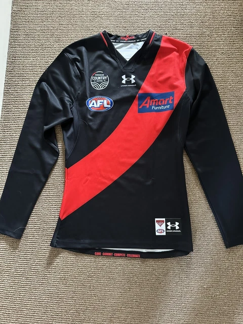 AFL ESSENDON BOMBERS 2023 Country Player Issue Guernsey Sz M GPS Long ...