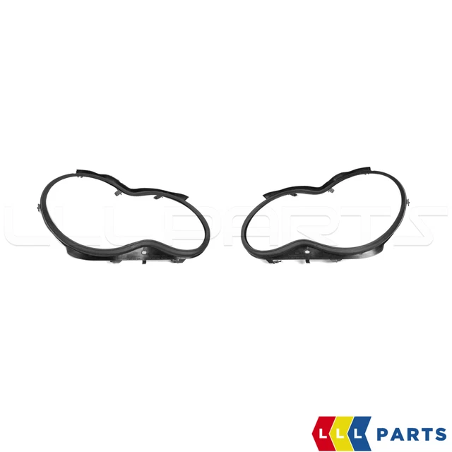 NEW GENUINE MERCEDES Mb C Class W203 Front Headlight Sealing Frame Set ...