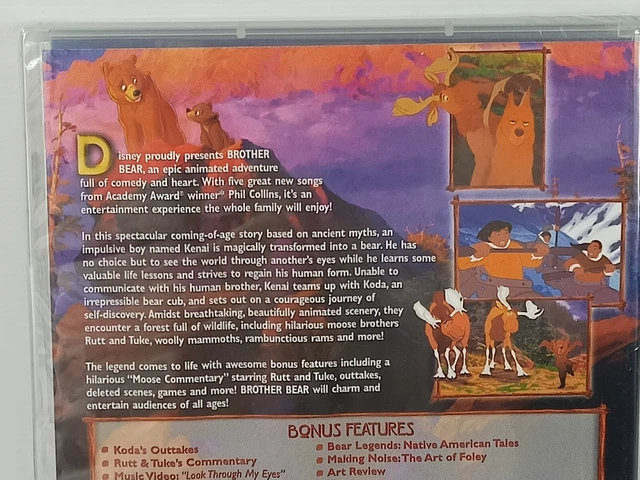 NEW & SEALED Brother Bear Region 4 DVD 2004 Walt Disney Collection ...
