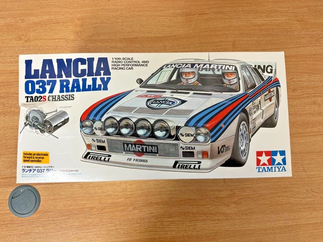 TAMIYA 58654 LANCIA 037 Rally TA-02S Radio Control RC Kit WITH ESC £146 ...